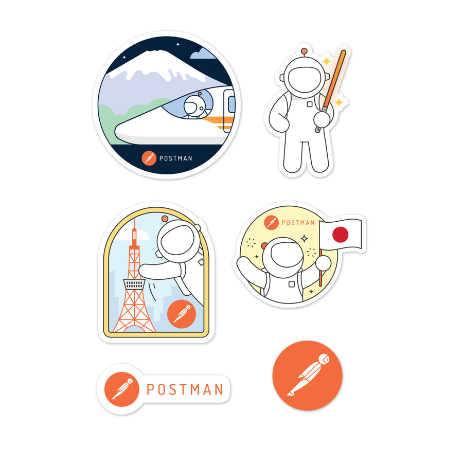 Postman Japan Sticker Sheet – Postman Store
